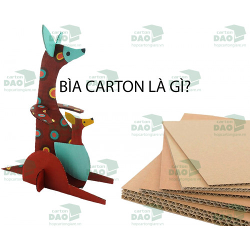 Bìa carton là gì? Những ứng dụng tuyệt vời của bìa carton • Dao Carton